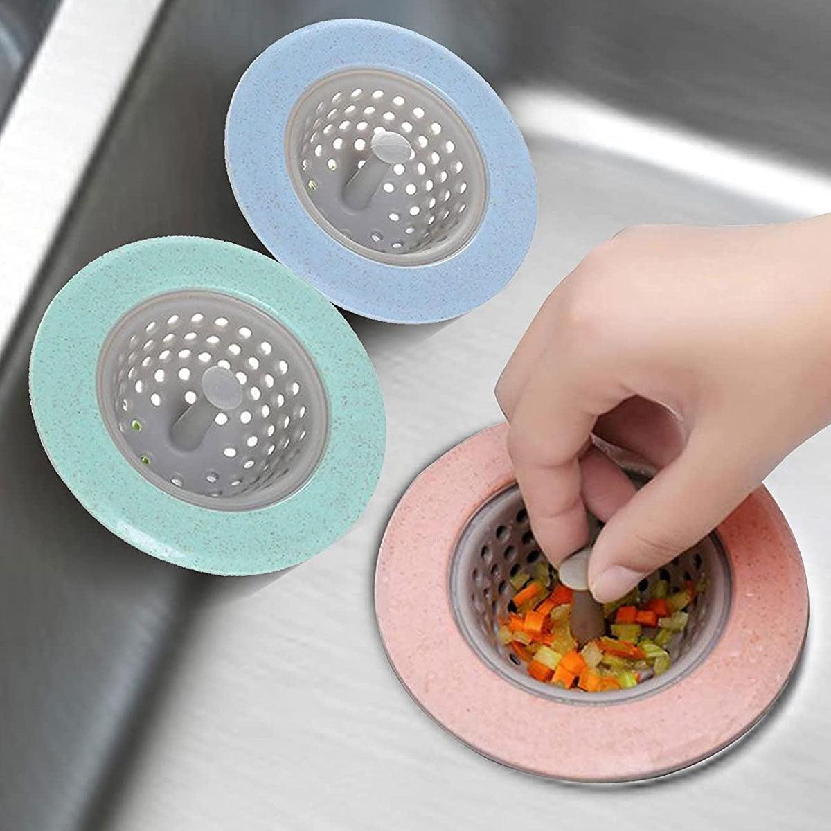 Silicone Kitchen Sink Strainer 2pcs